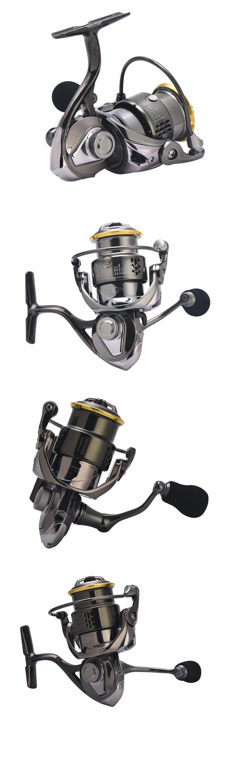 Lizard Feeder Fishing Reel 8KG Drag Power Shallow Spool for the Bass ...