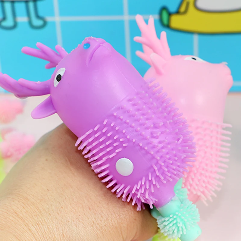 Eco-friendly Led Deer Puffer Ball Toy - Squishy Animal Toys, Oem Welcome