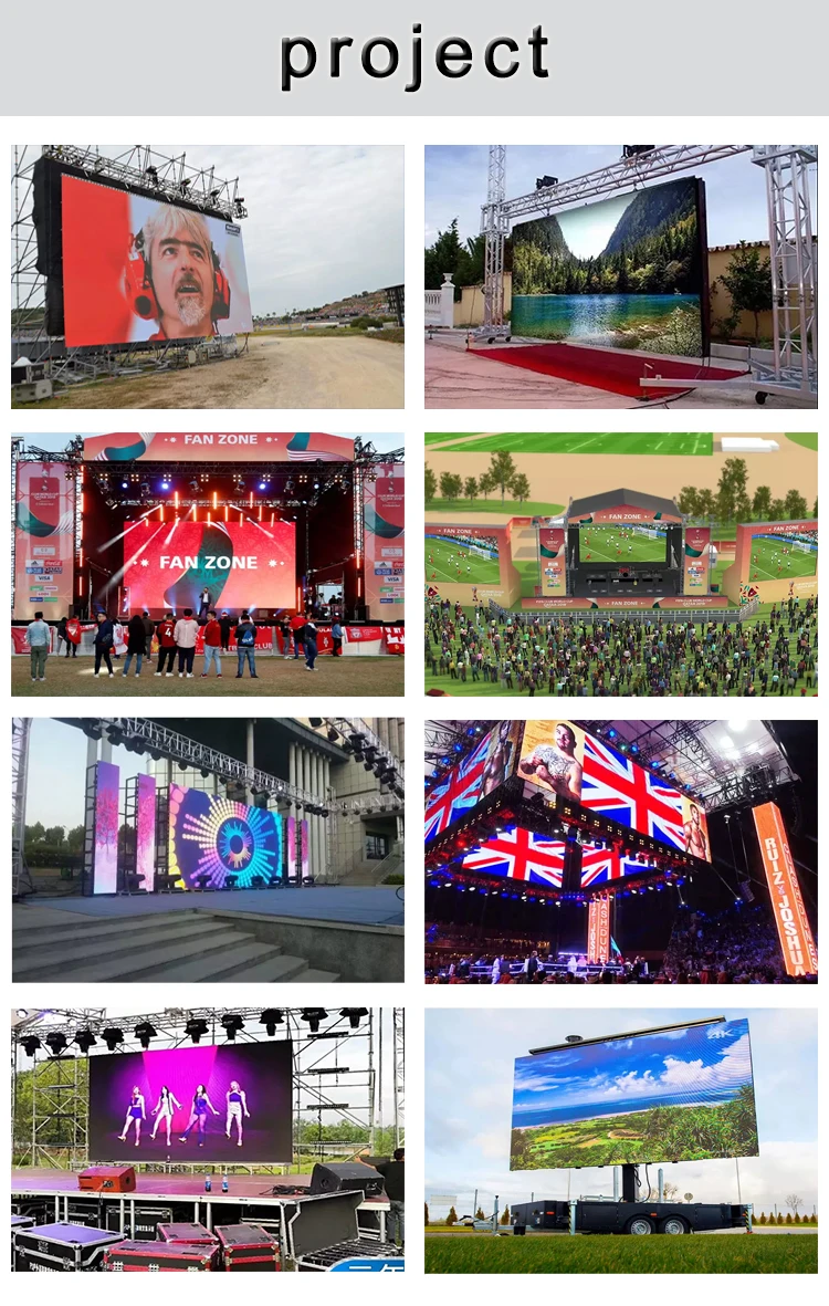Outdoor P3.91 Hd Rental Full Color Led Display Screens Exterior Stage ...