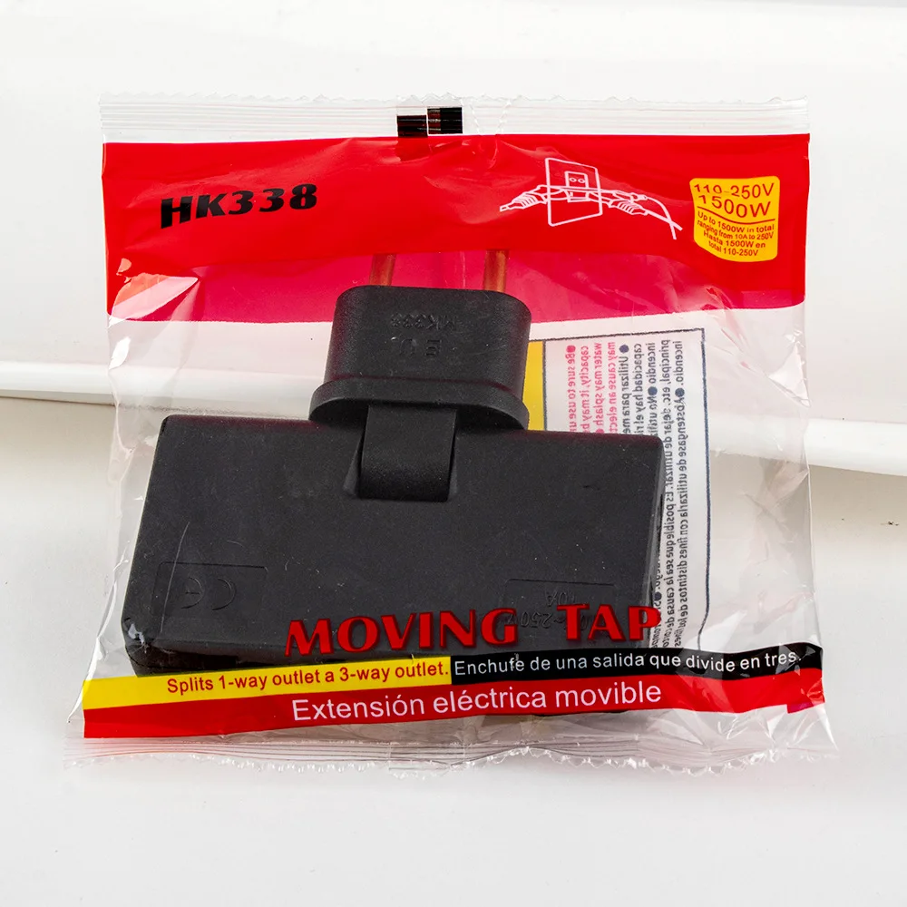 3 In 1 Extension Plug Adapter Foldable,2-prong Swivel Ac Adapter,Mini ...