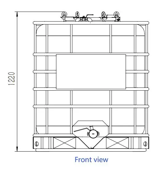 1000 Liter Chemical Tote Tank 1000l Stainless Steel Storage Tank - Buy ...