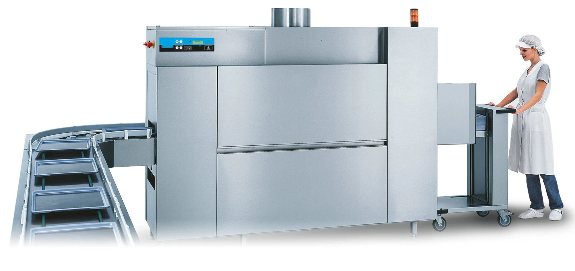 Baking Tray Conveyor Line Automatic Conveyor Belt Washing Machine ...