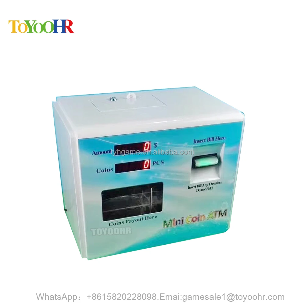 ATM Currency Exchange Machine Token Changer Coin Bill Vending Banknote ...