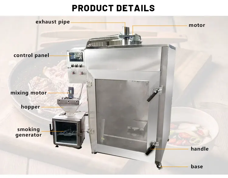 Stainless Steel Commercial Smokehouse Ahumador Vertical Meat Smoker ...