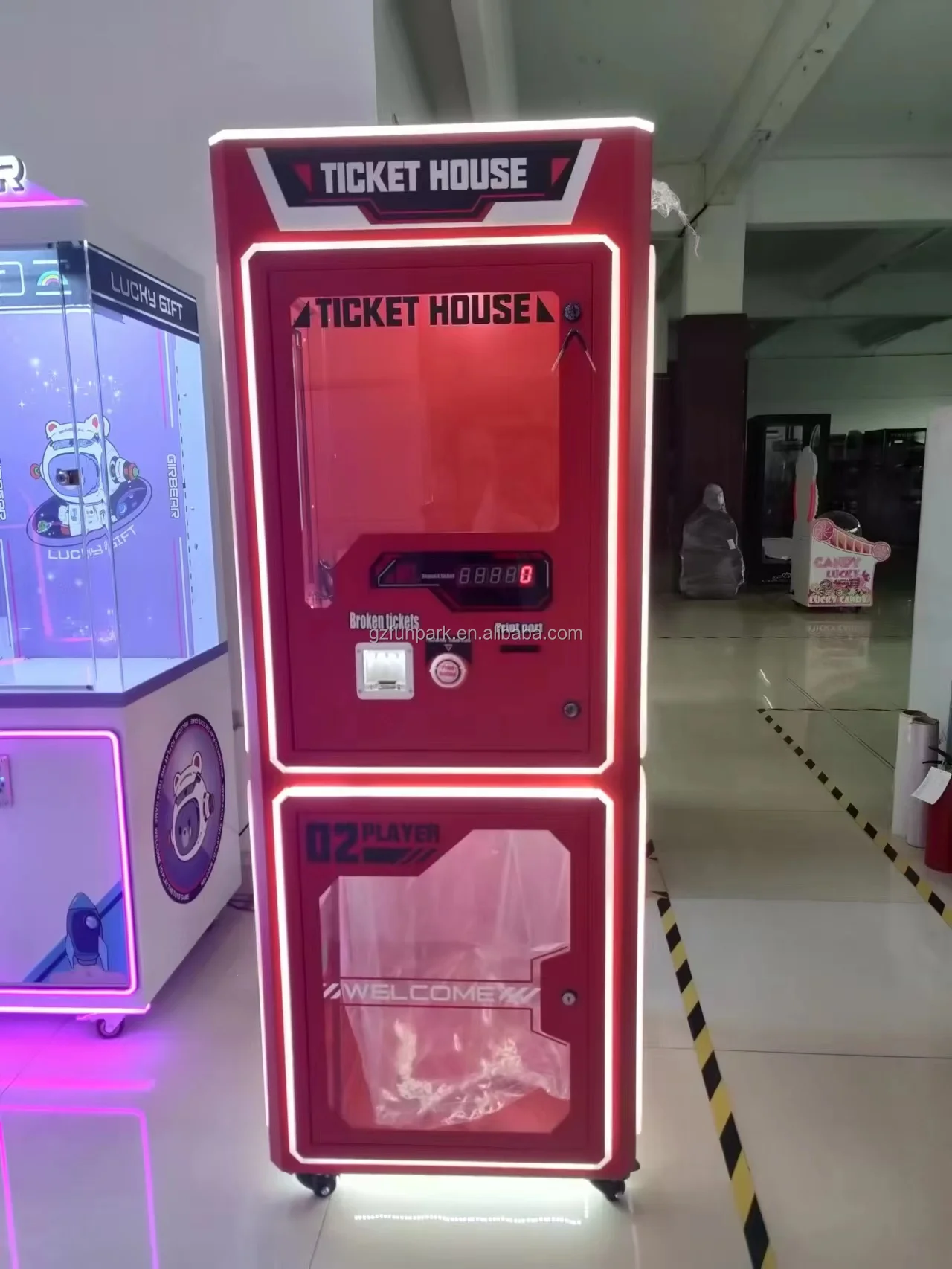 Ticket House Ticket Counter Machine - Funpark Game Machine