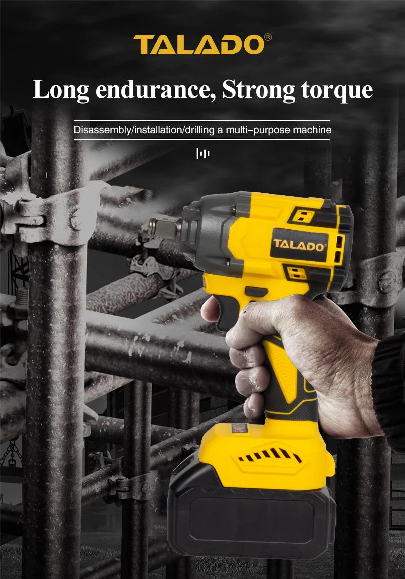 High Quality Cordless Impact Wrench Brushless Power Wrench Cordless ...