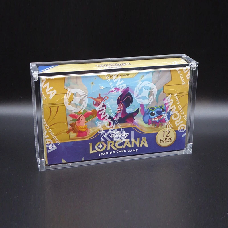 Custom Premium Uv-protected Clear Acrylic Display Case For Lorcana Tcg ...