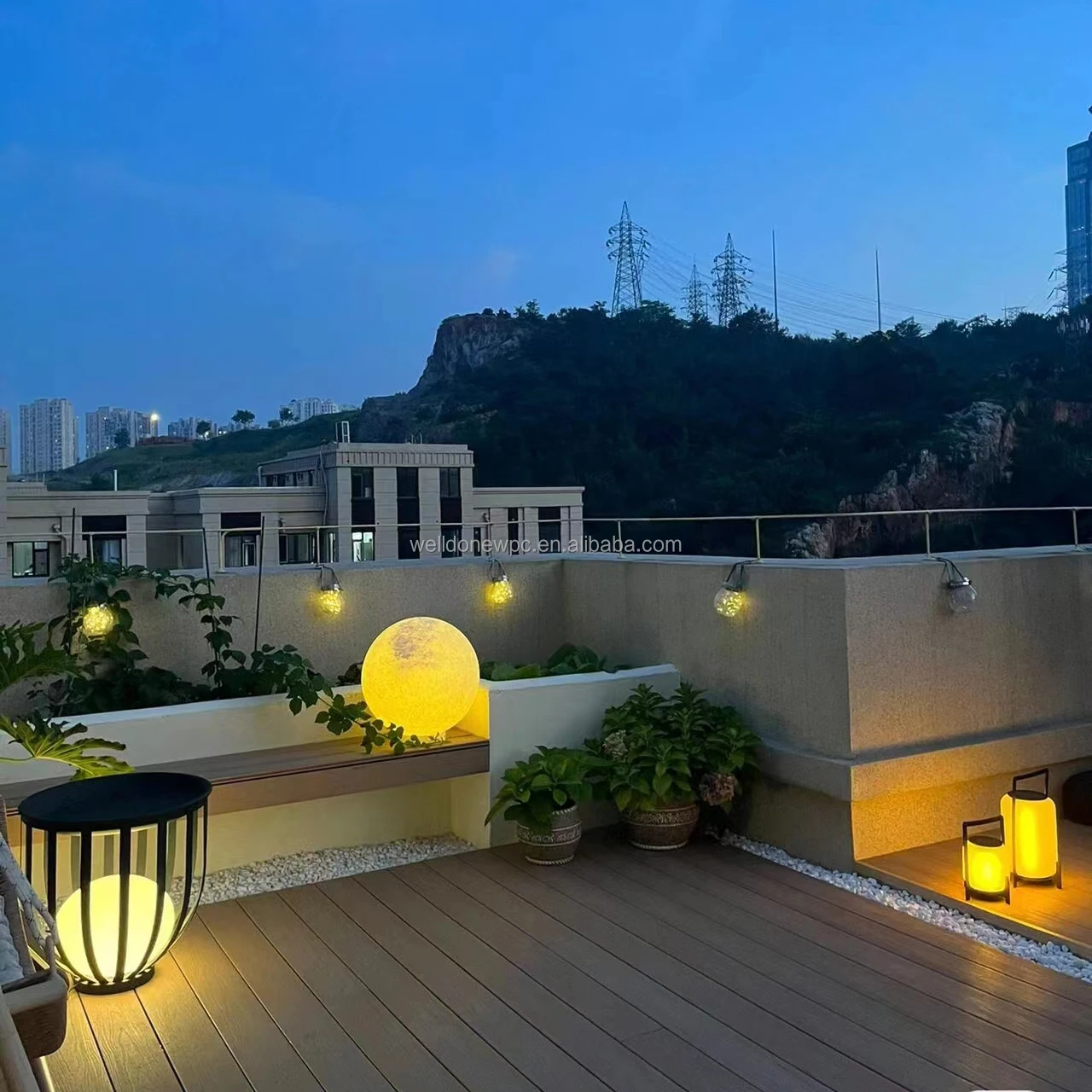 Waterproof Terrace Decking Wpc Composite Decking Wpc Floor Deck ...