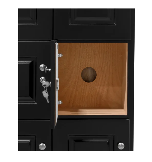 Raching Mahogany Cigar Locker Humidor Customized with Customer's Logo ...
