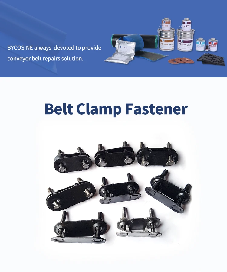 Bolt Solid Plate Belt Fastener Conveyor Belt Fastener - Buy Belt ...
