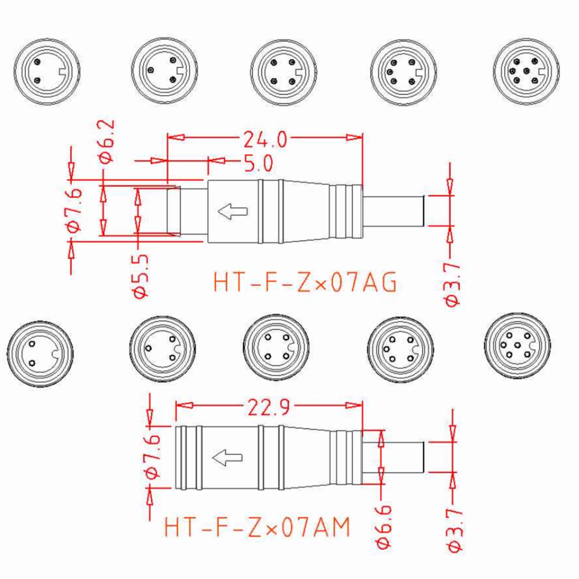 Mini A 2pin Signal Connector - Buy 2pin Cable Connector,Signal 2pin ...