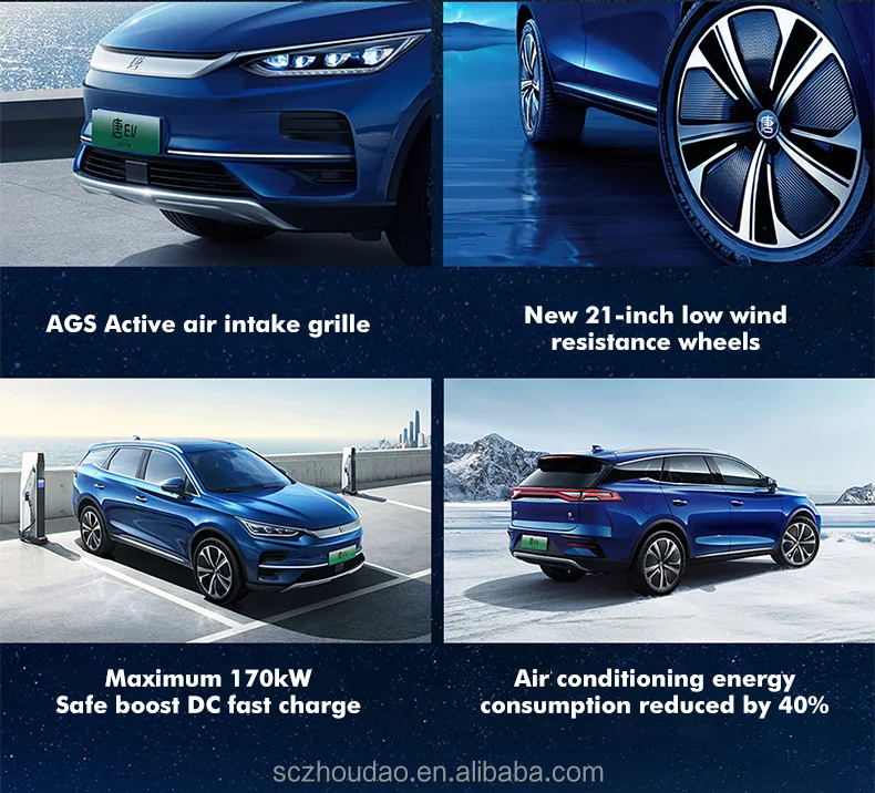 Byd Tang /byd Tang Ev 180km / H Electric Cars Byd Import Electric Cars ...