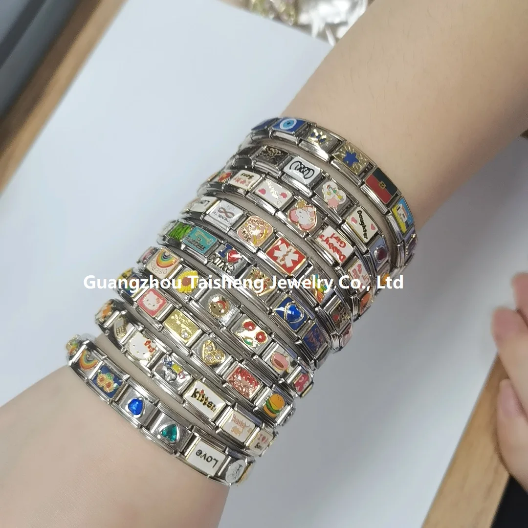 Custom Italian Charm Bracelets - Stainless Steel Links