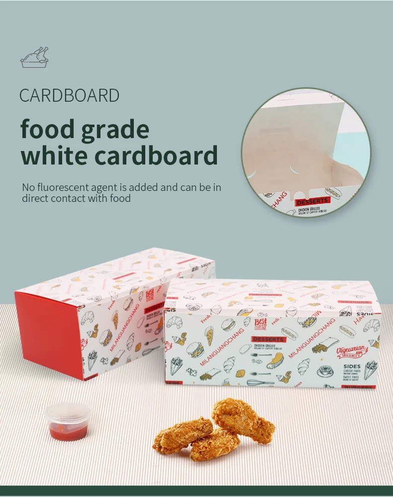 Fast Food Packaging Boxes Fried Chicken Box Food Boxes Takeaway ...