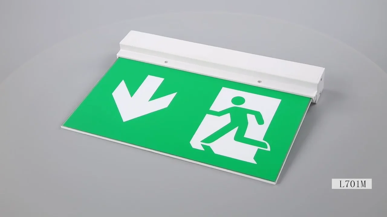 Brand New Design Permanent Rechargeable Battery Backup Led Escape Lamp ...