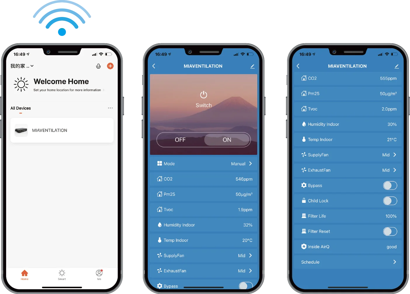 Smart Ventilation Controller - Humidity & CO2 Control