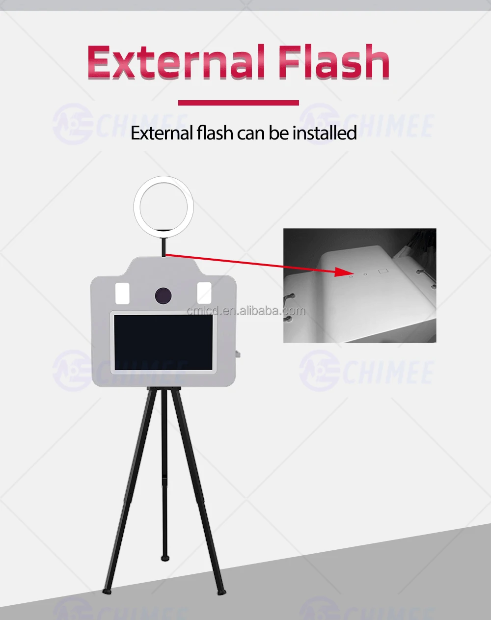 Camera Box Photo Booth - Instant Selfies with Touch Screen