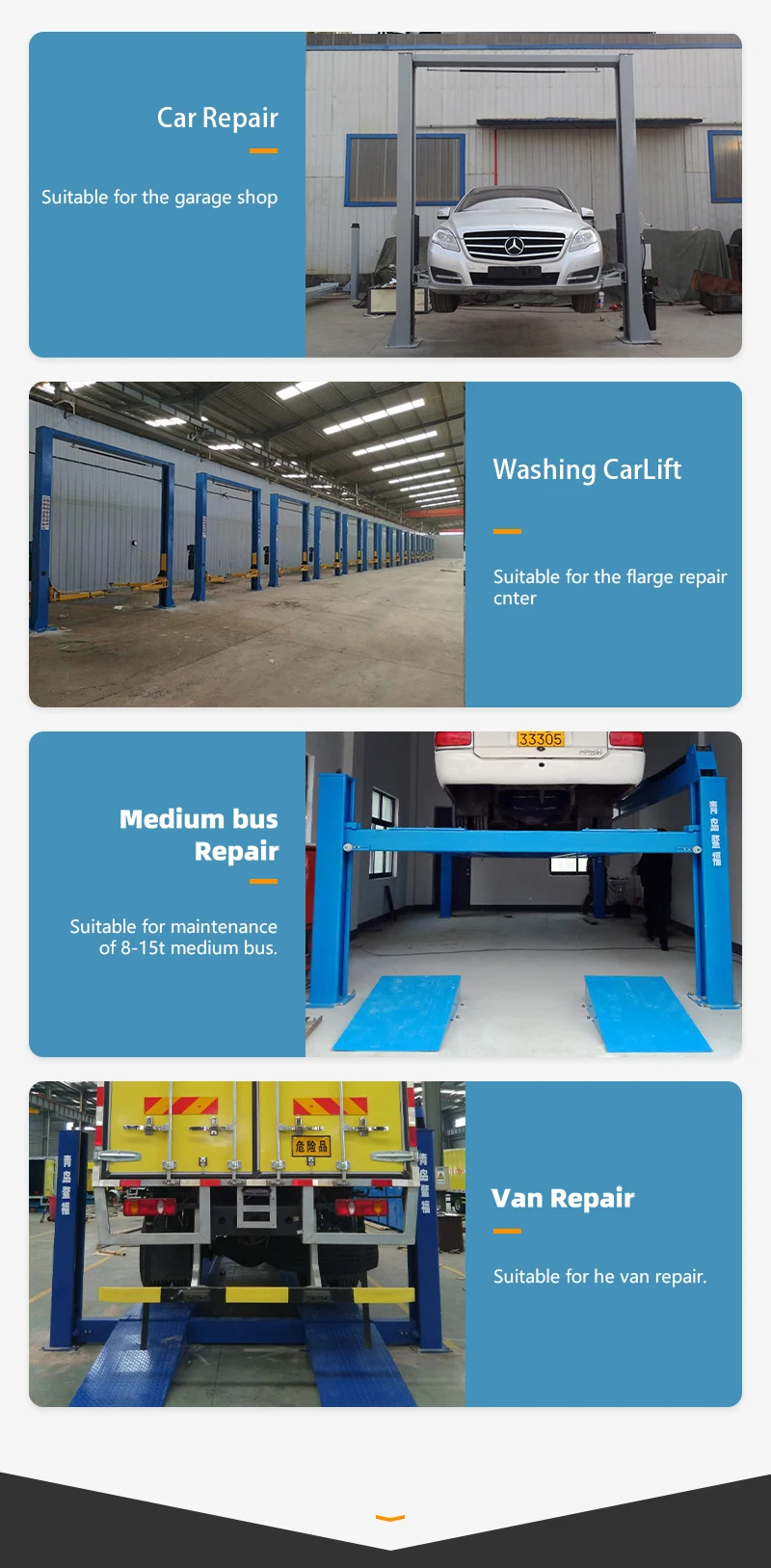 Hydraulic Cylinder Two Post Overhead Beam Car Lift 4000 Kg,4500 Kg,5000 ...