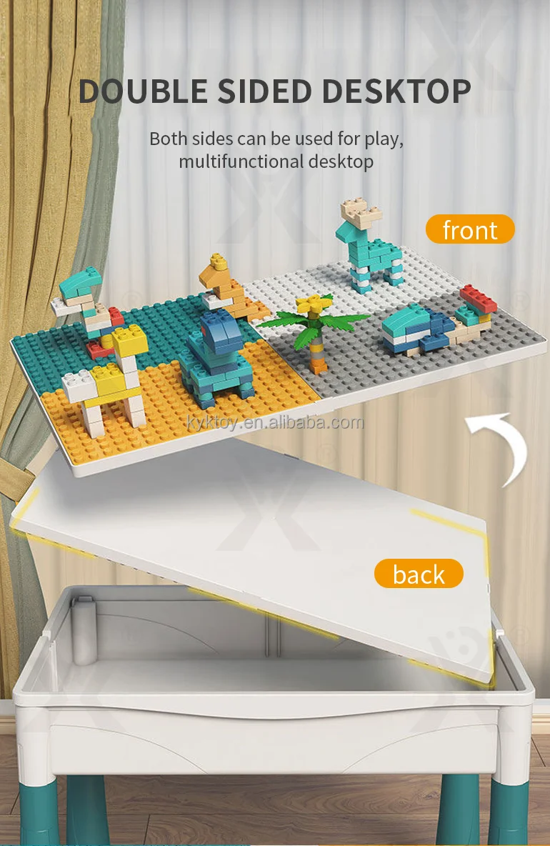 Kyk New Educational 104pcs Diy Assemble Dinosaur Sliding Bricks Track ...