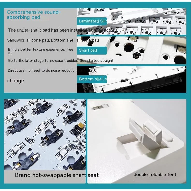 DK67V2 Wireless Mechanical Keyboard Kit - DIY RGB Full-key