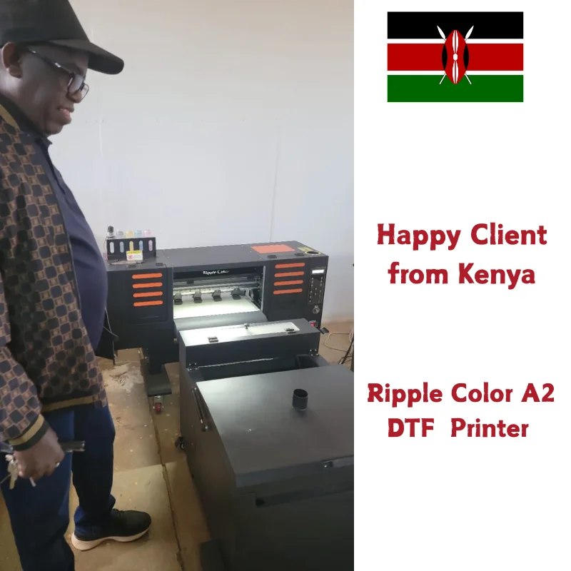 Ripple Color A2 DTG Printer - Efficient Direct-to-Garment Printing