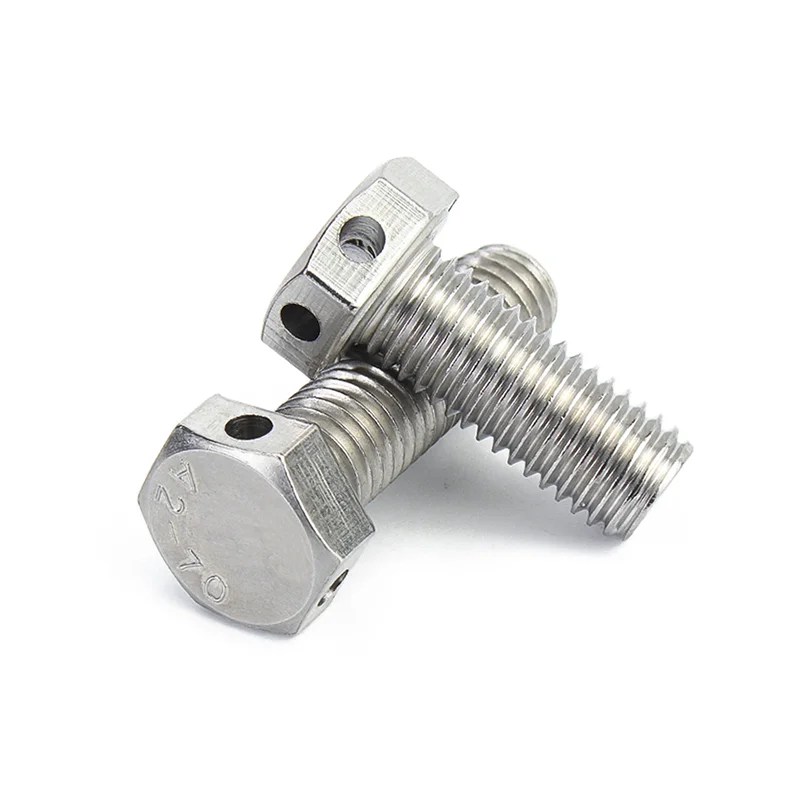 304 Stainless Steel Head Perforated Outer Hexagonal Screws M6m8 - Buy ...