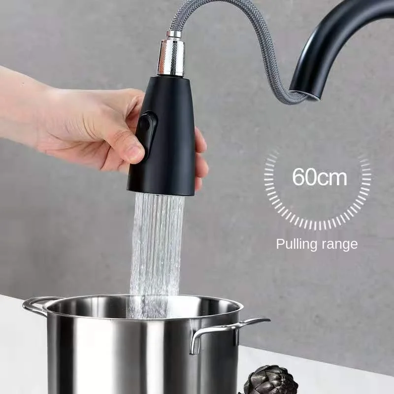 SUS304 Stainless Steel Single Handle Kitchen Sink Faucet Hot and Cold ...