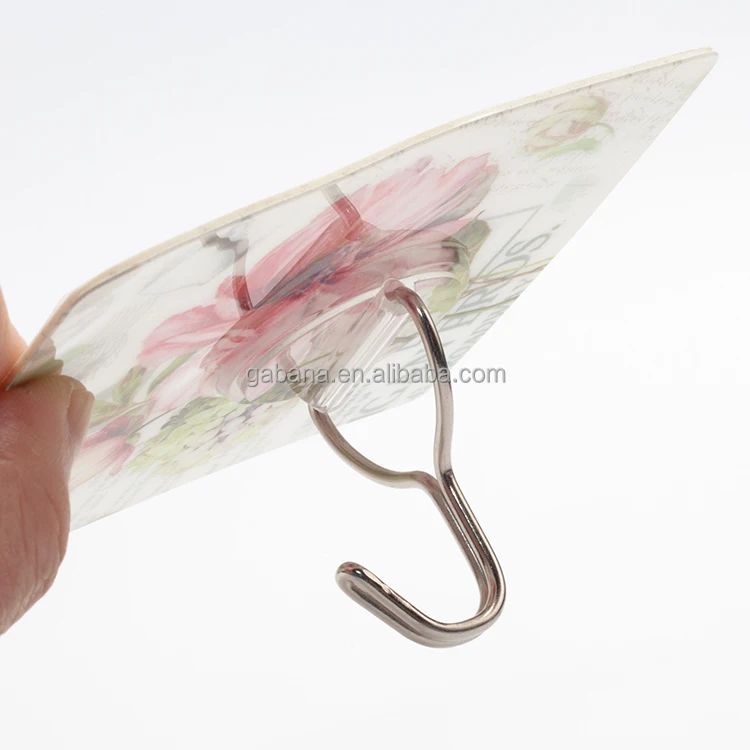Modern Stainless Steel Wall Hook Waterproof Damage Free Sticky Hanger ...