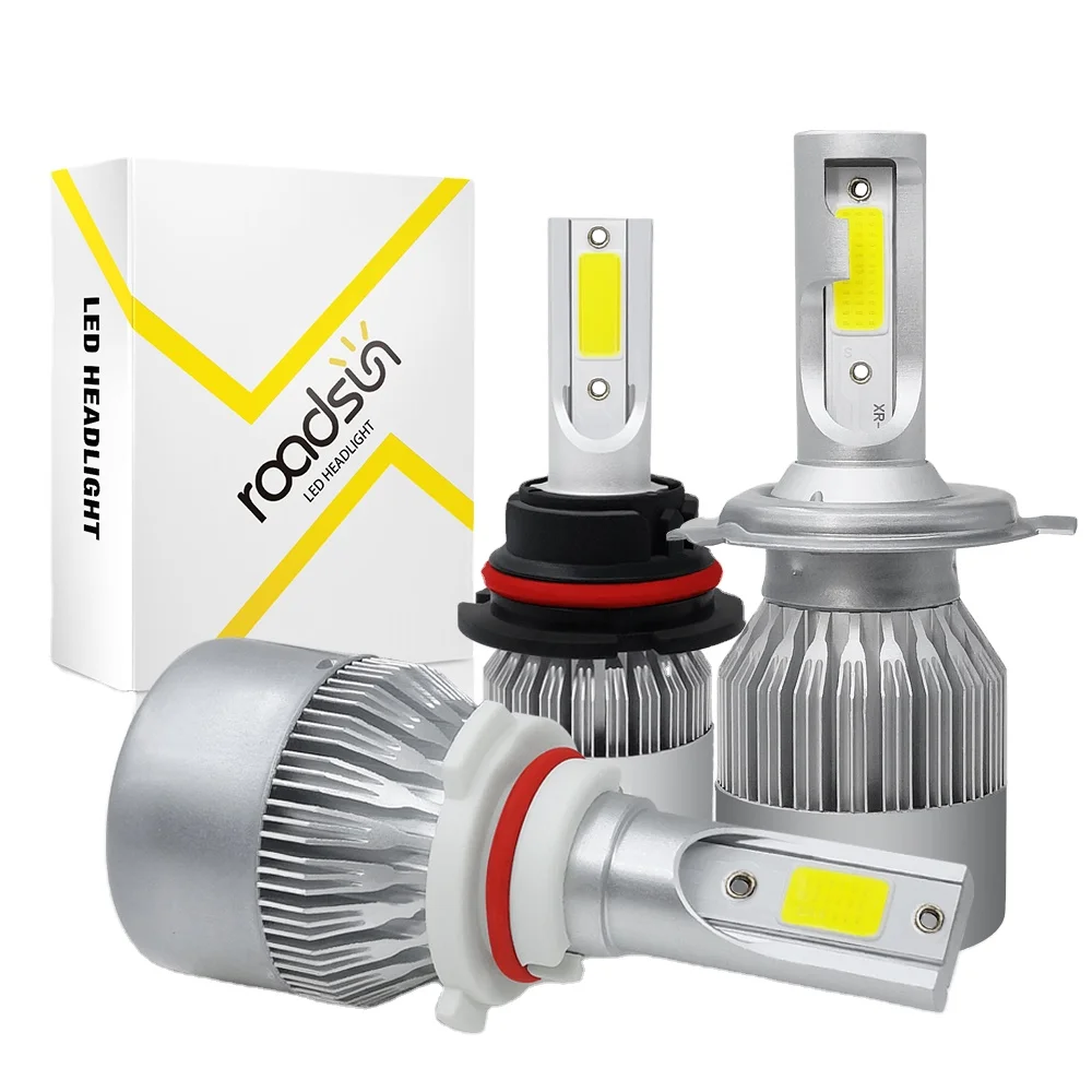 Roadsun Auto Led Light C6 H11 H4 H7 Headlights Bulb 36w C6 Led ...