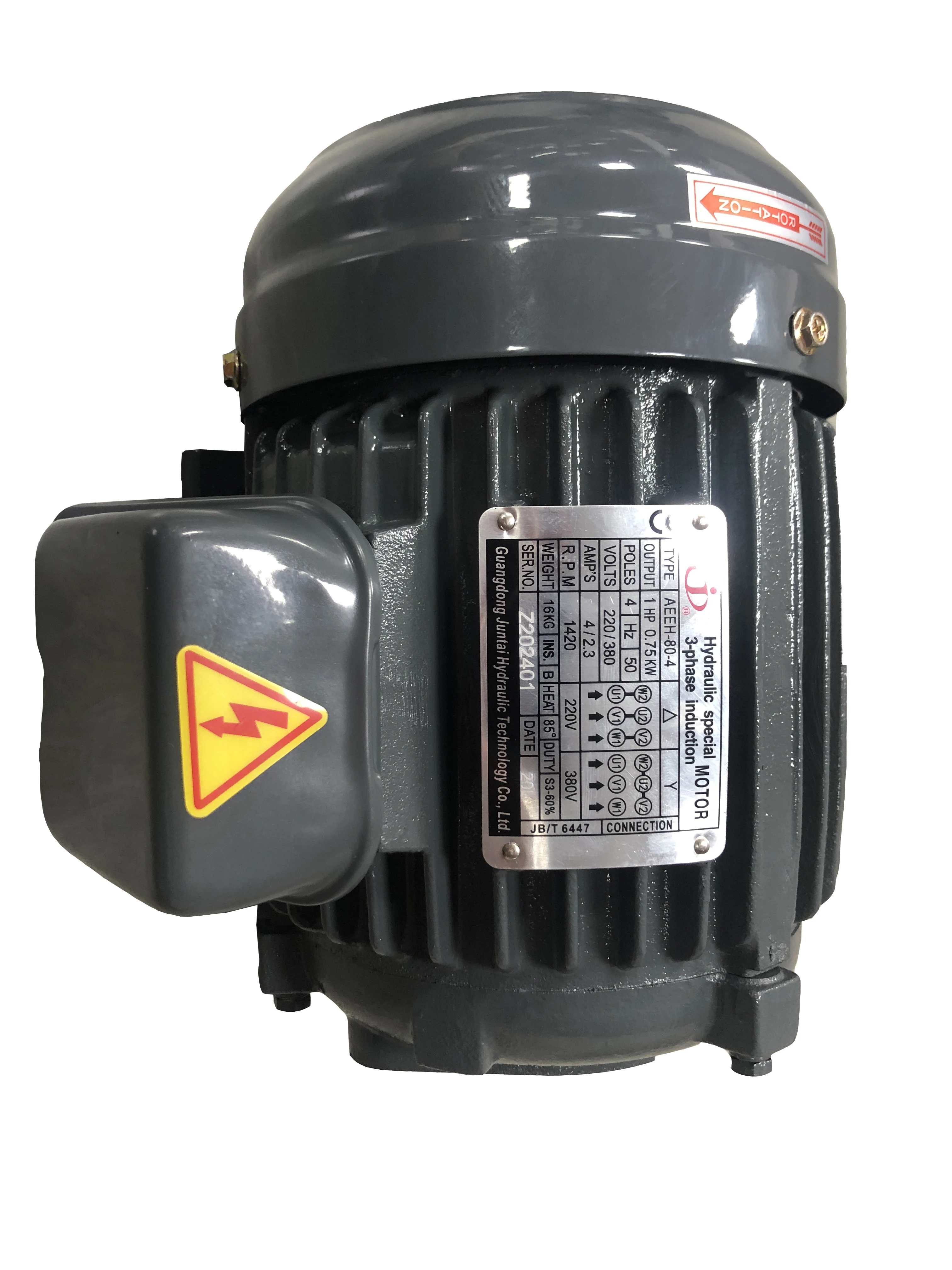 JUNTAI 4KW AC Motor - High Efficiency for Engineering Machinery