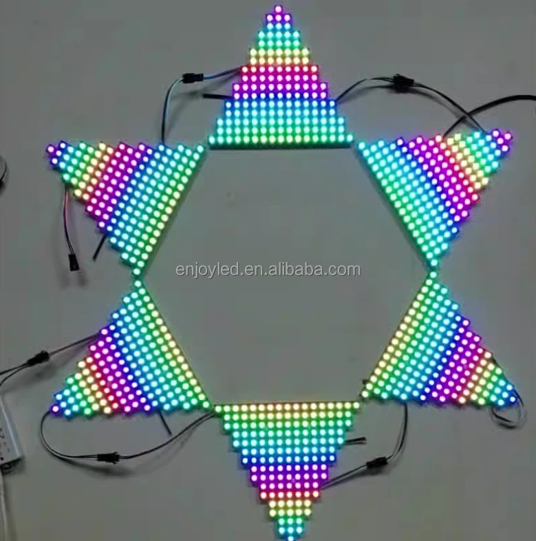 Rgb Programmable Soft Color Screen 5050 Full Color Led Pixel Screen Car ...