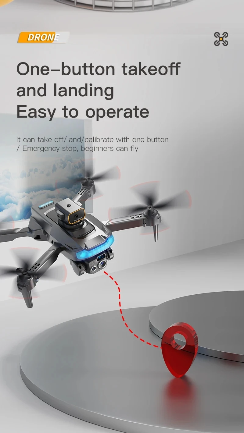 2024 P15 Mini Drone - Foldable Quadcopter with 8K Camera