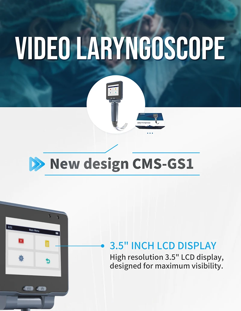 CONTEC CMS-GS1 Video Laryngoscope - Affordable & Reliable