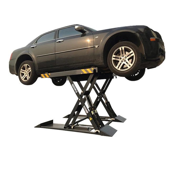 Low Price 7000lbs Movable Hydraulic Mid-rise Scissor Car Lift - Buy ...