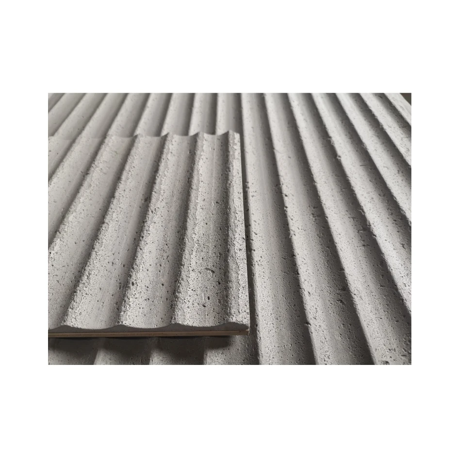 Star Hotel Wall Panel Fluted Design Natural Stone Faux Slim Light ...