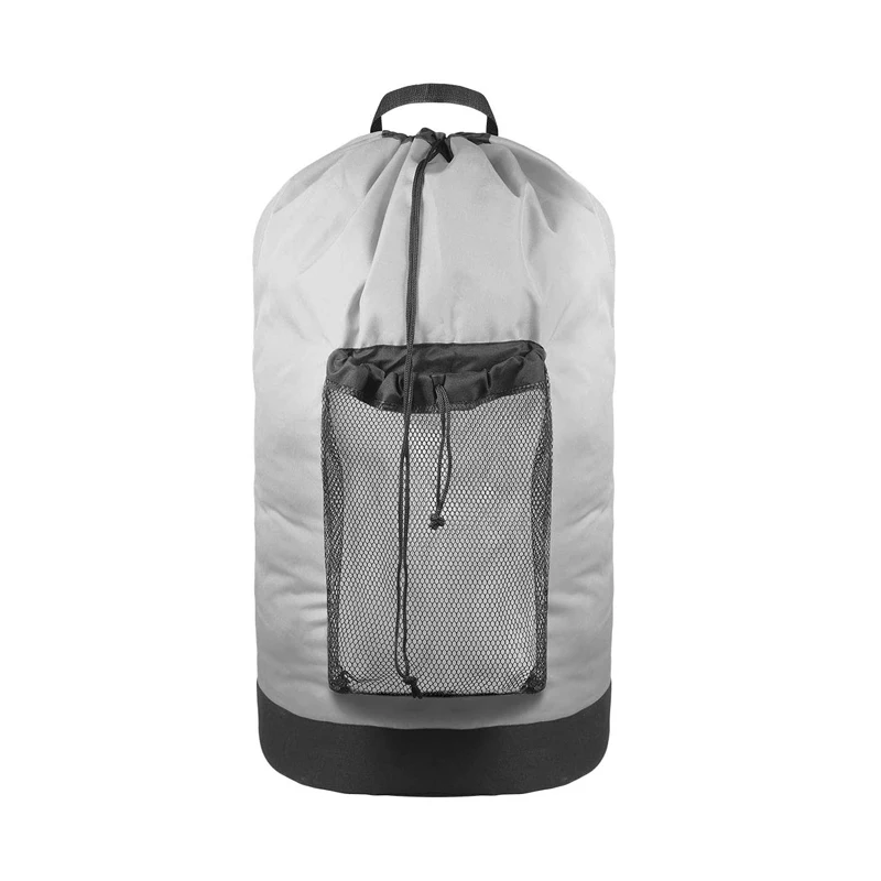 Heavy Duty Nylon Laundry Bags Clothes Hamper Bag with Adjustable ...