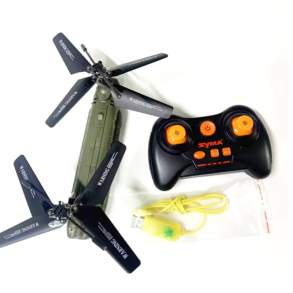 2024 New Model S026H Military Transport Helicopter 2.4GHZ Indoors RC Helicopter Aircraft Toy for ...