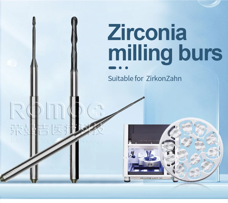 Dof Milling Burs Dental Milling Burs Diamond Coated Zirconia Zirkonzahn ...