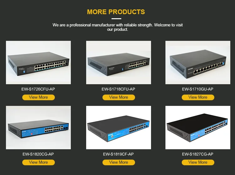 Poe 24 Port Switch Managed Gigabit Network Switches 24 100/1000m Rj45 ...