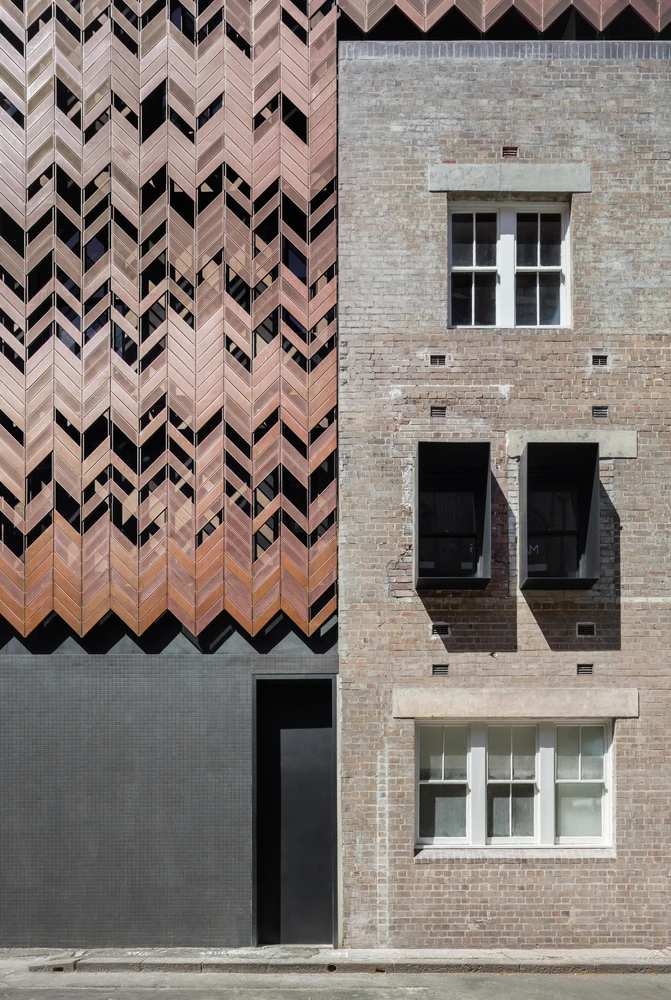 3d Triangle Aluminum Panel Cladding Design Panels Perforation Wall ...