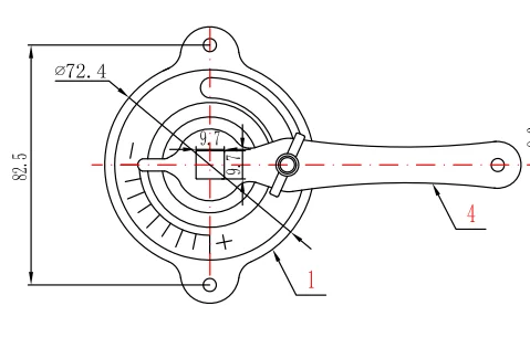 HVAC Accessories - Damper Quadrant Handle Sheet Metal
