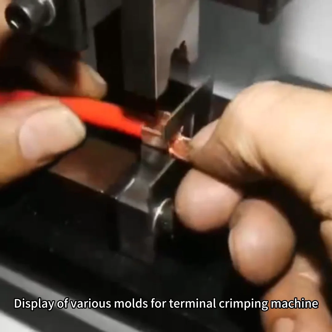 4t Electric Semi Automatic Cable Terminals Crimp Machine Insulated ...