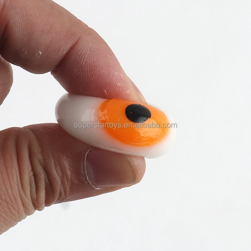 Squeeze Spooky Capsule Squishy Eyeball TPR Creative Mini Sticky Stress ...