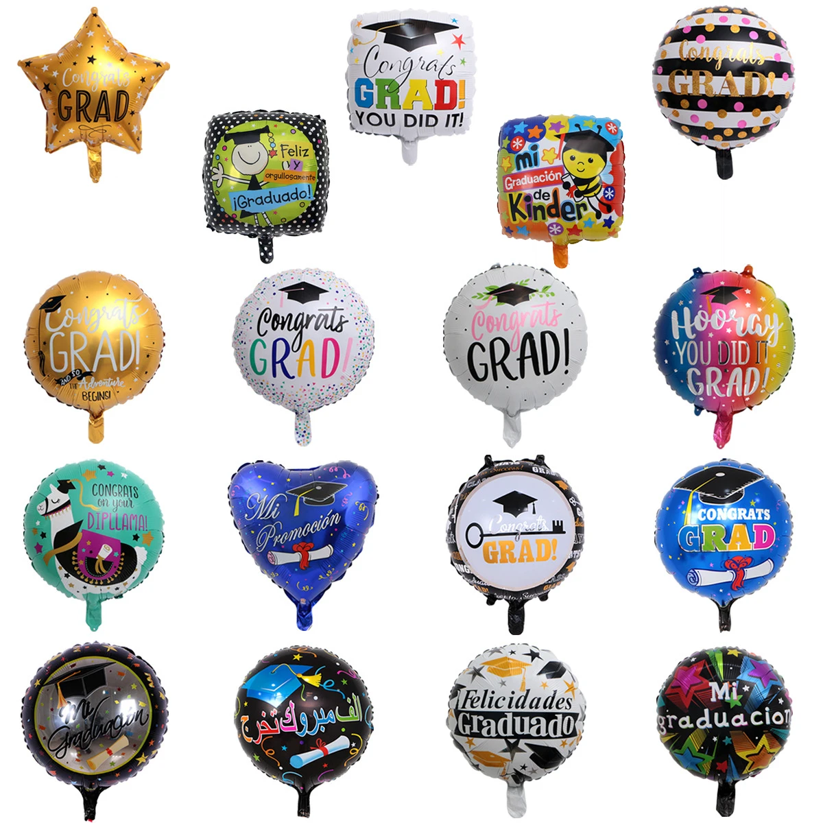 Graduation Shape Foil Balloons