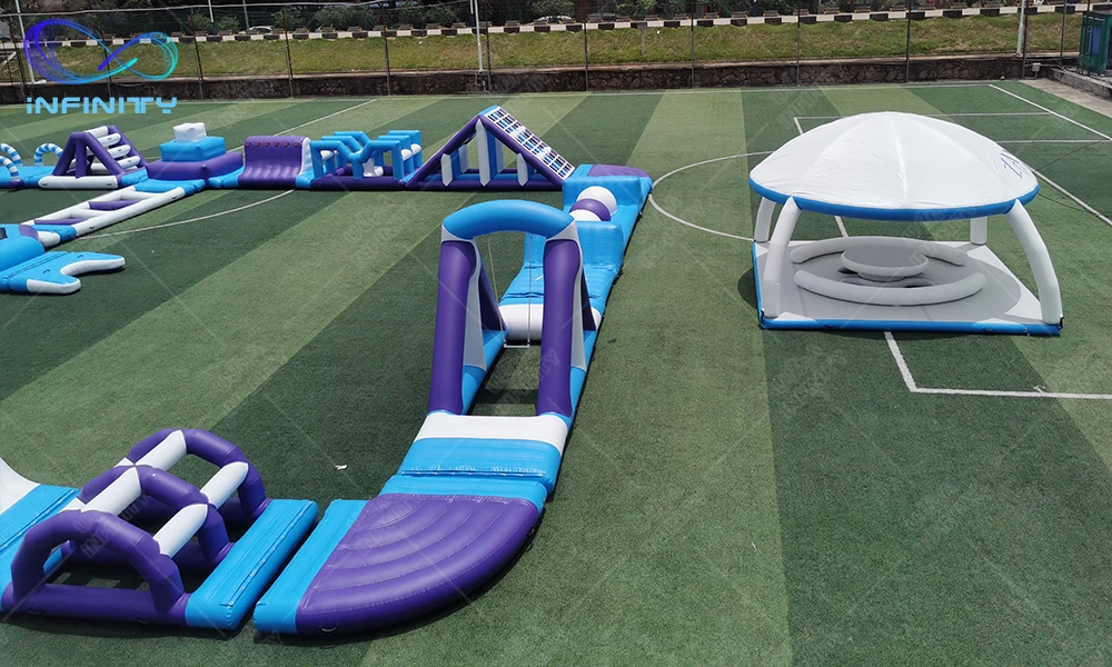 Giant Inflatable Water Platform Floating Island Water Park Platform ...