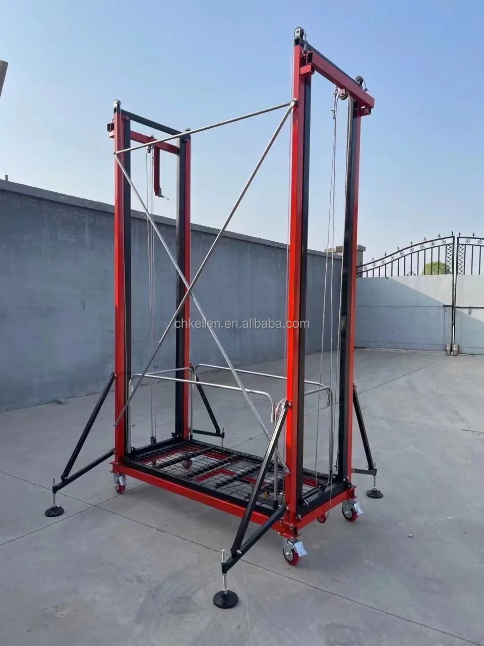 Mobile Scissor Platform Lift - 500kg Electric Scaffold