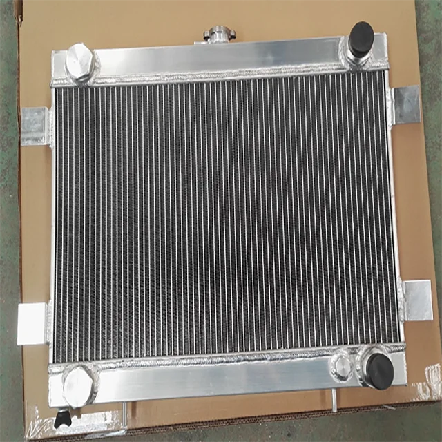 Universal Aluminium Race Radiator (2 Inputs And 2 Outputs) Suitable For ...