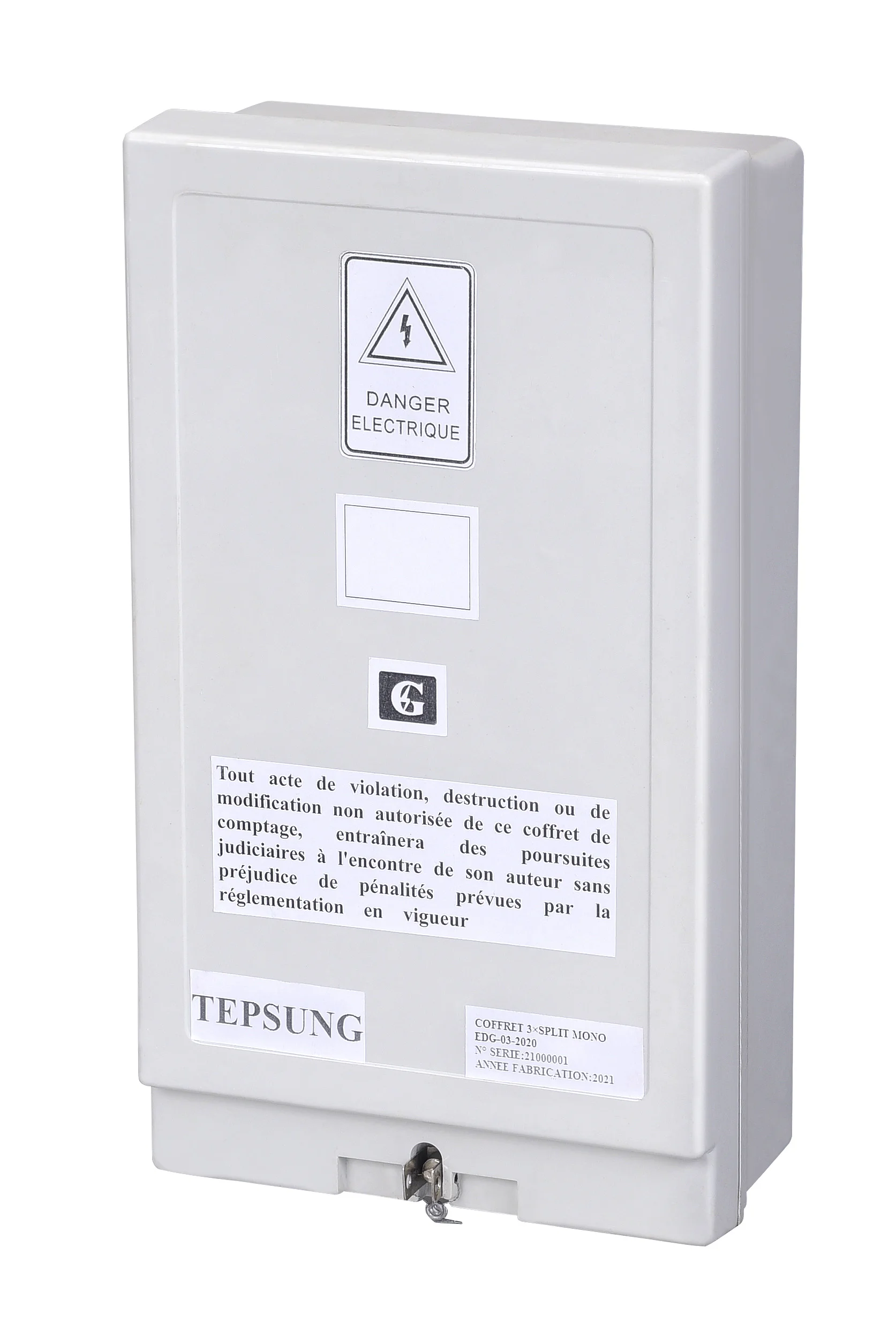 Transparent Cover Single Phase Keypad Prepaid Electric Meter Box with ...