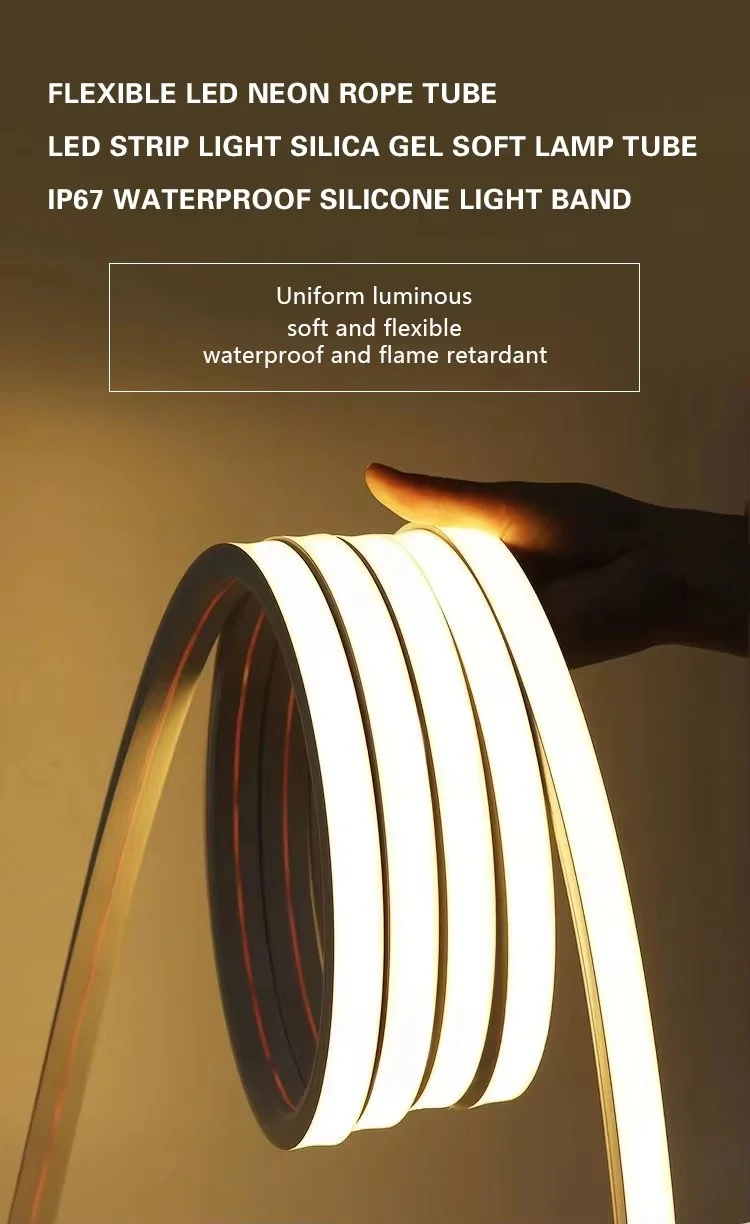 Recessed Waterproof LED Flex Lights - Silicone SMD Strip