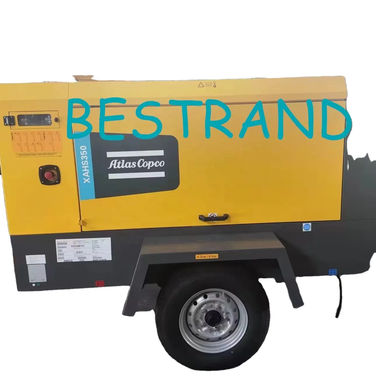 Atlas Copco 17bar 600cfm Diesel Engine Portable Screw Air Compressors ...